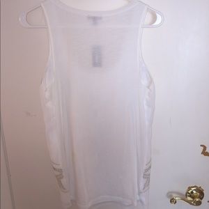 Express | Tops | Nwt White Embroidered Express Tank In Womens | Poshmark